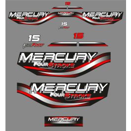 Mercury 15 PK 1999-2003 Sticker Set | Allesmarine.nl