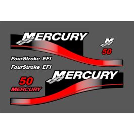 Mercury 50 PK 1999-2004 Sticker Set | Allesmarine.nl