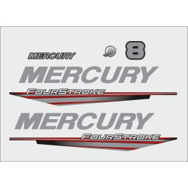 Mercury 8 PK Sticker Set | Allesmarine.nl