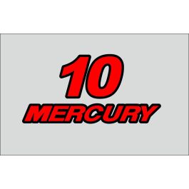 Mercury 10 PK Sticker Set | Allesmarine.nl