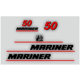 Mariner 50 PK Sticker Set | Allesmarine.nl