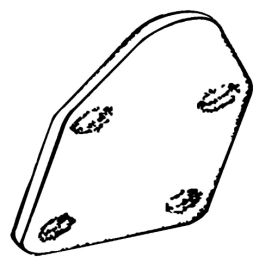 Mercruiser Plate-Block Off (807695T) | Allesmarine.nl