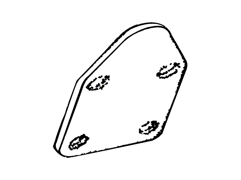 Mercruiser Plate-Block Off (807695T) | Allesmarine.nl