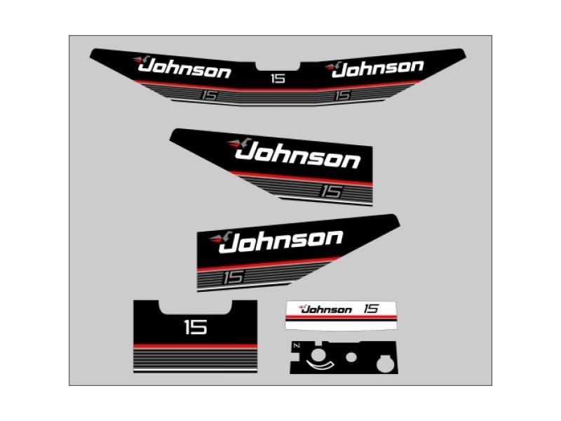 Johnson 15 PK 1989 Sticker Set | Allesmarine.nl
